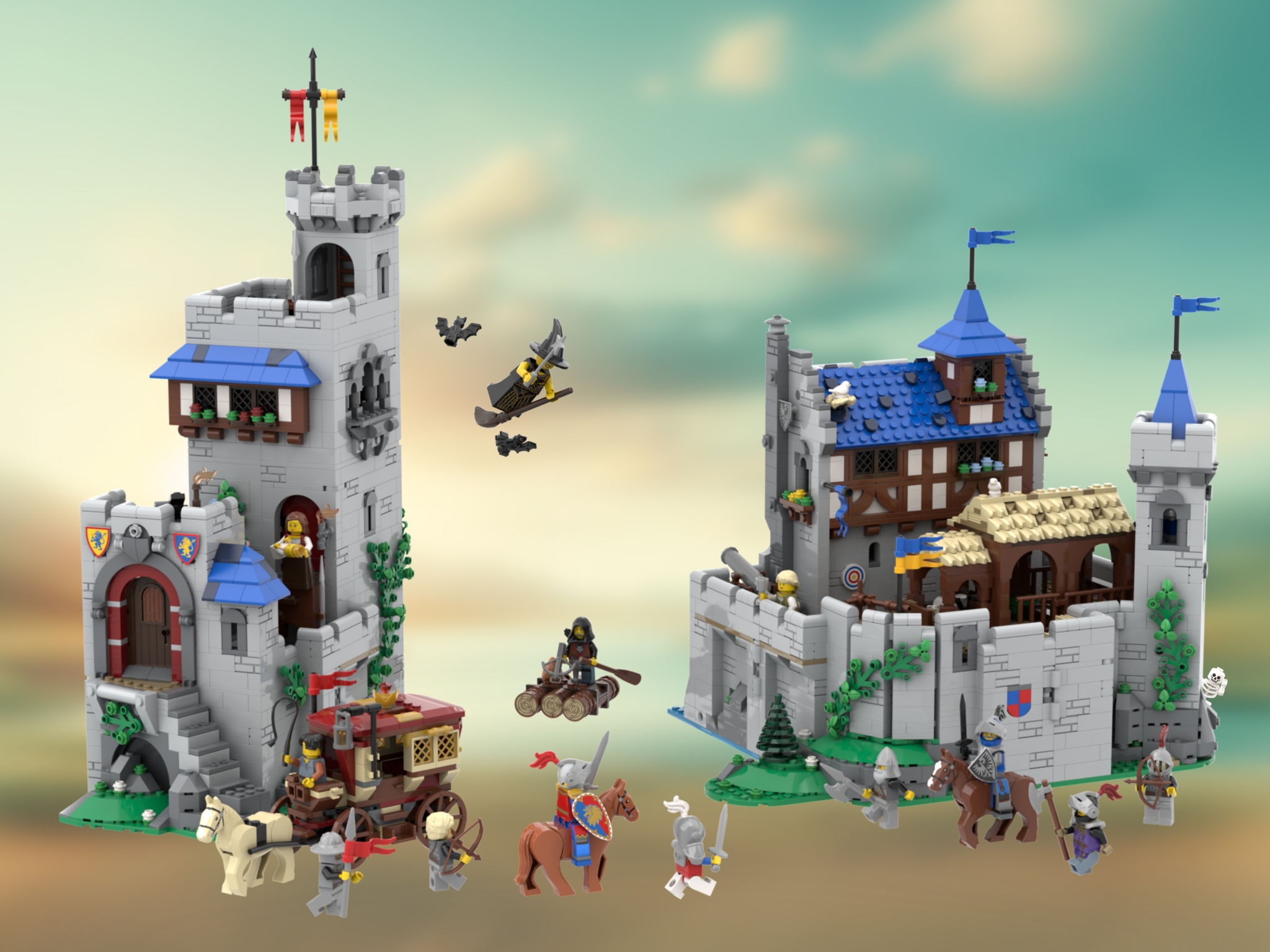 [Green Hills Keep - Transforming Castle] [BrickLink]