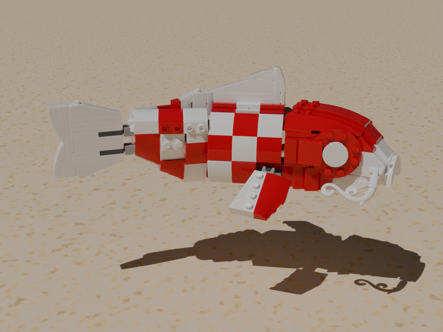 [Japanese koi fish and a crab] [BrickLink]