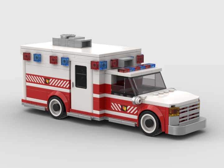 Super Duty Ambulance from BrickLink Studio [BrickLink]
