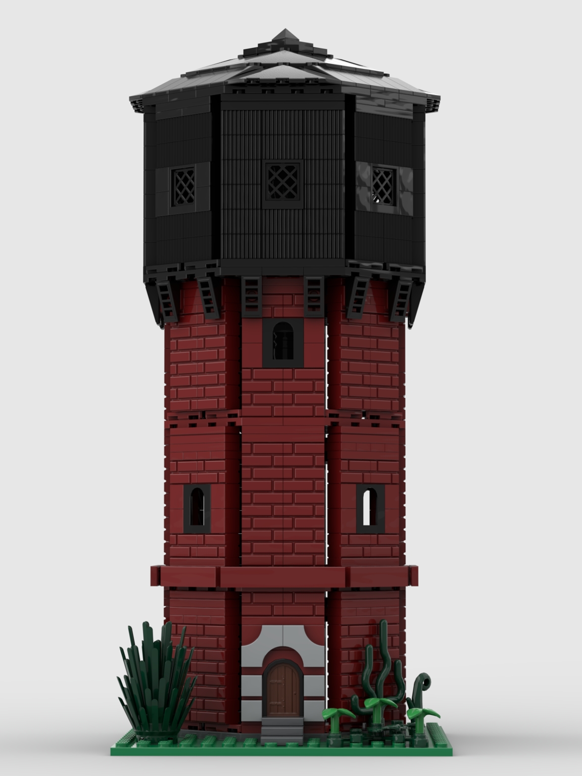 [Hexagonal water tower] [BrickLink]