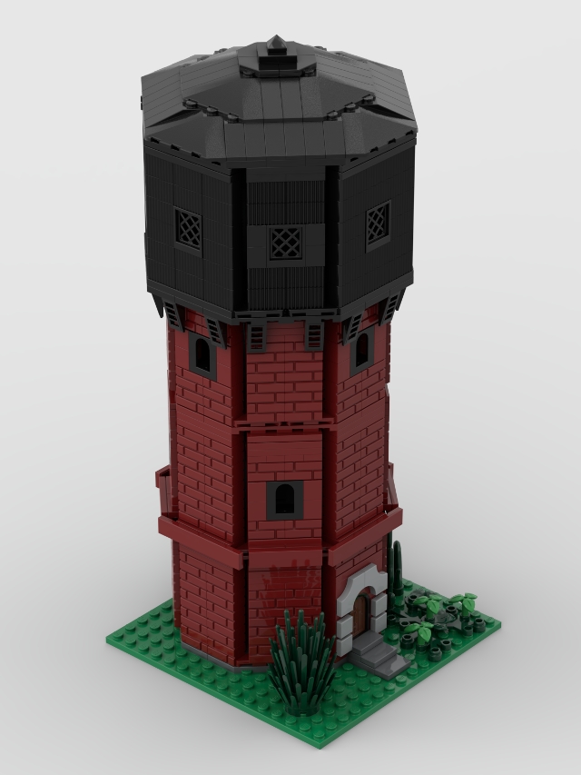 [Hexagonal water tower] [BrickLink]