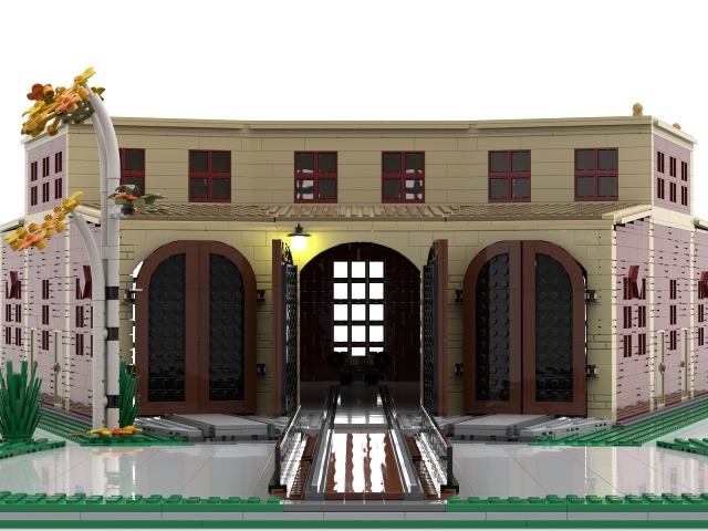 [The Autumn Train Roundhouse] [BrickLink]