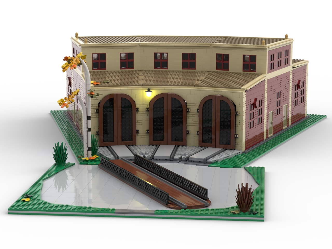 [The Autumn Train Roundhouse] [BrickLink]