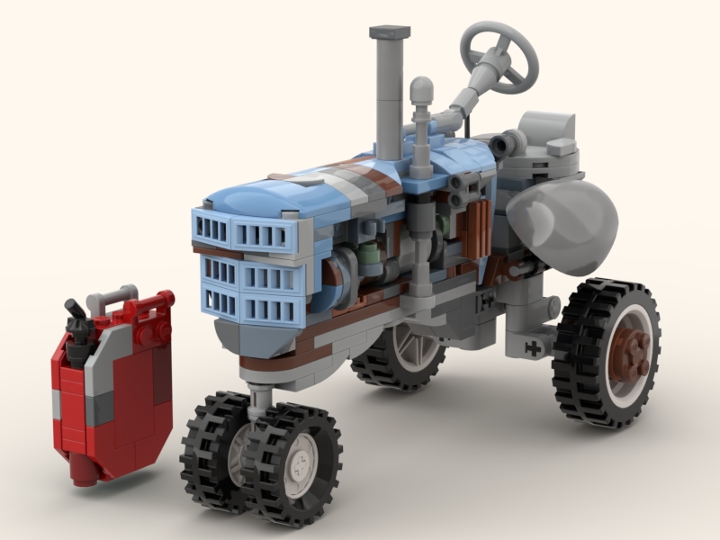 Antique Tractor from BrickLink Studio [BrickLink]