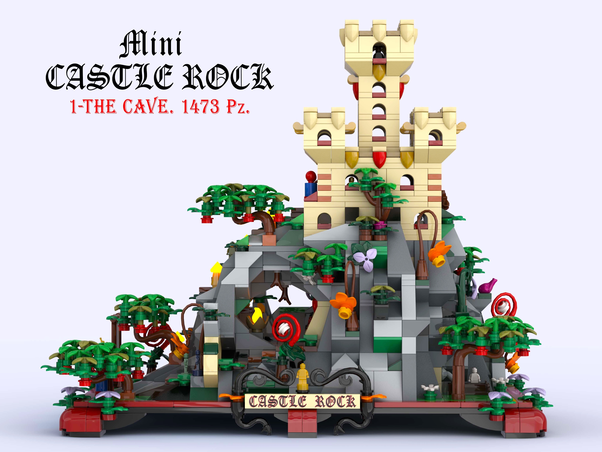 [Mini-CASTLE ROCK (1-THE CAVE)] [BrickLink]