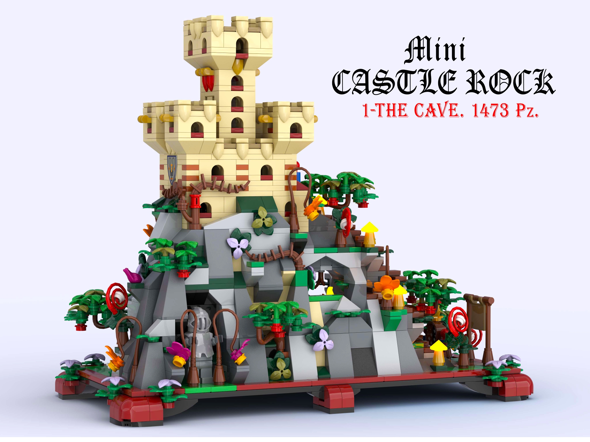 [Mini-CASTLE ROCK (1-THE CAVE)] [BrickLink]