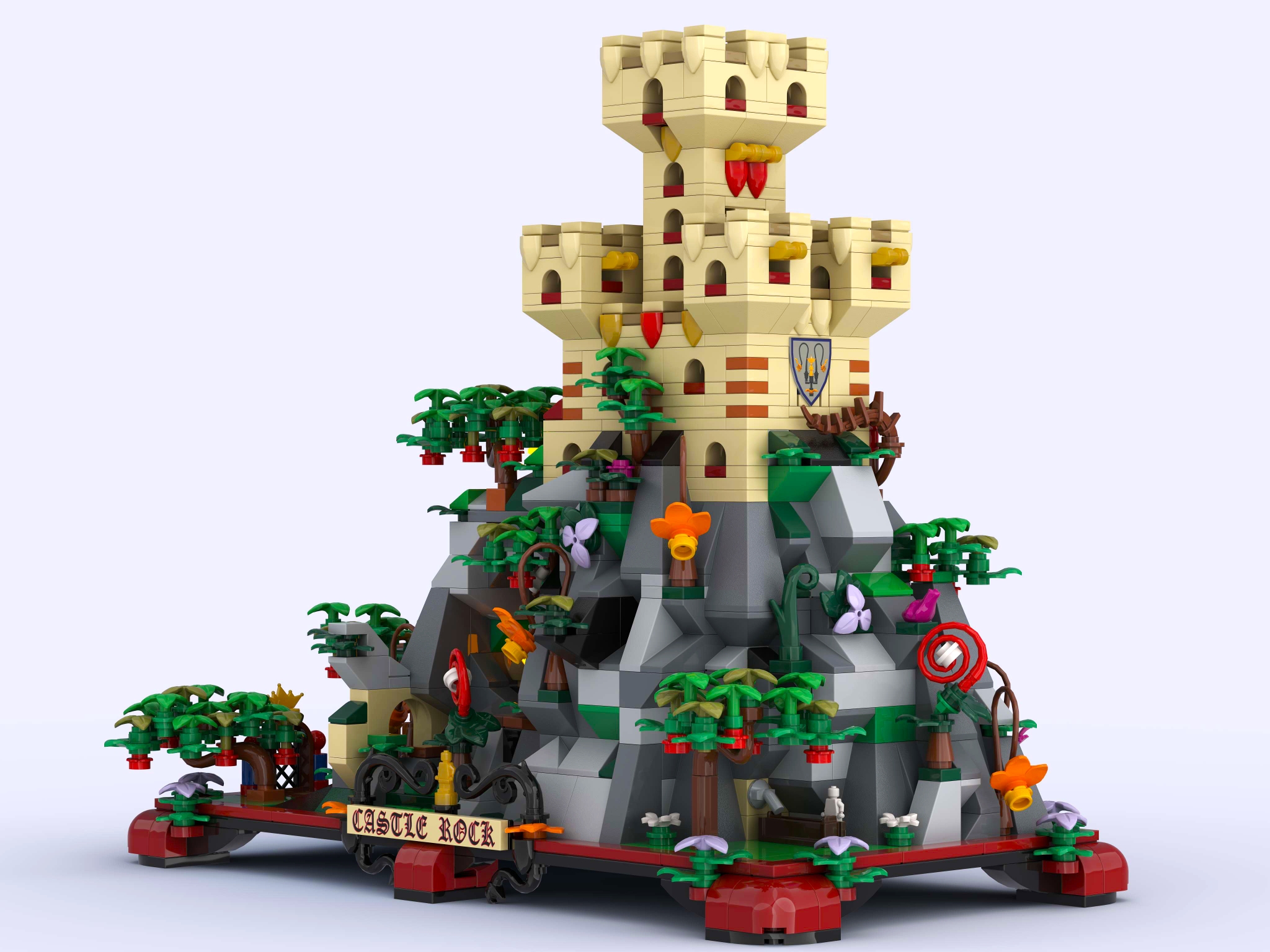 [Mini-CASTLE ROCK (1-THE CAVE)] [BrickLink]
