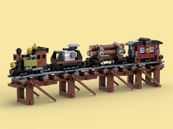 Mini Logging Railway from BrickLink Studio [BrickLink]