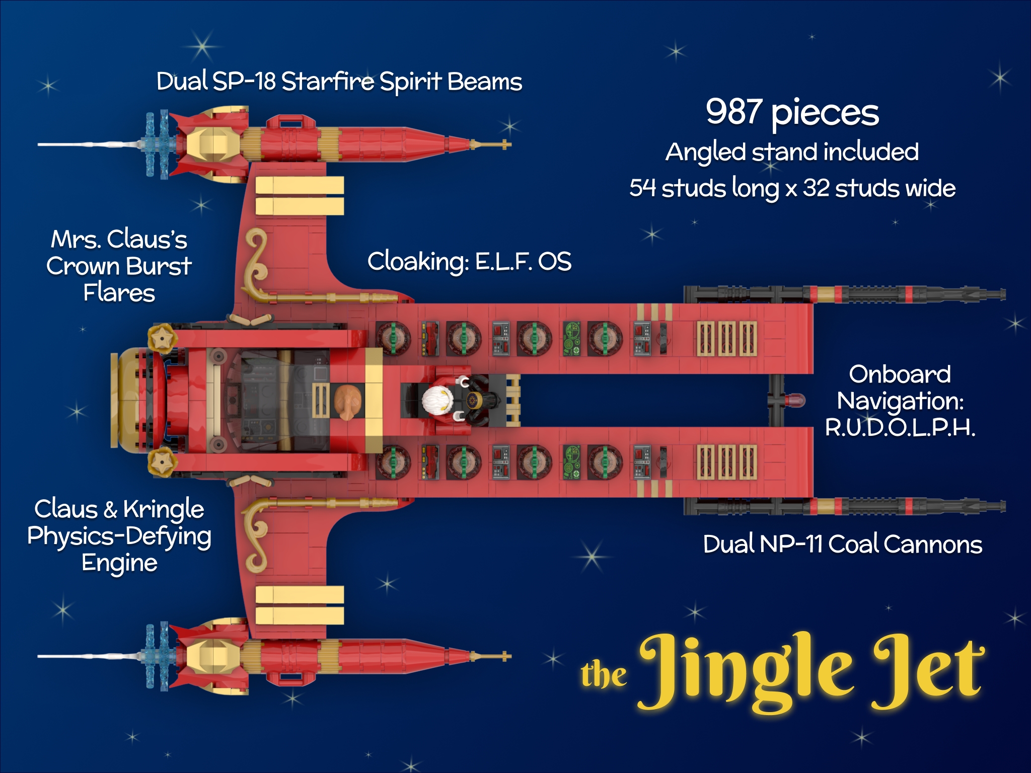 [The Jingle Jet] [BrickLink]