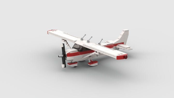 Cessna 172 SkyHawk from BrickLink Studio [BrickLink]