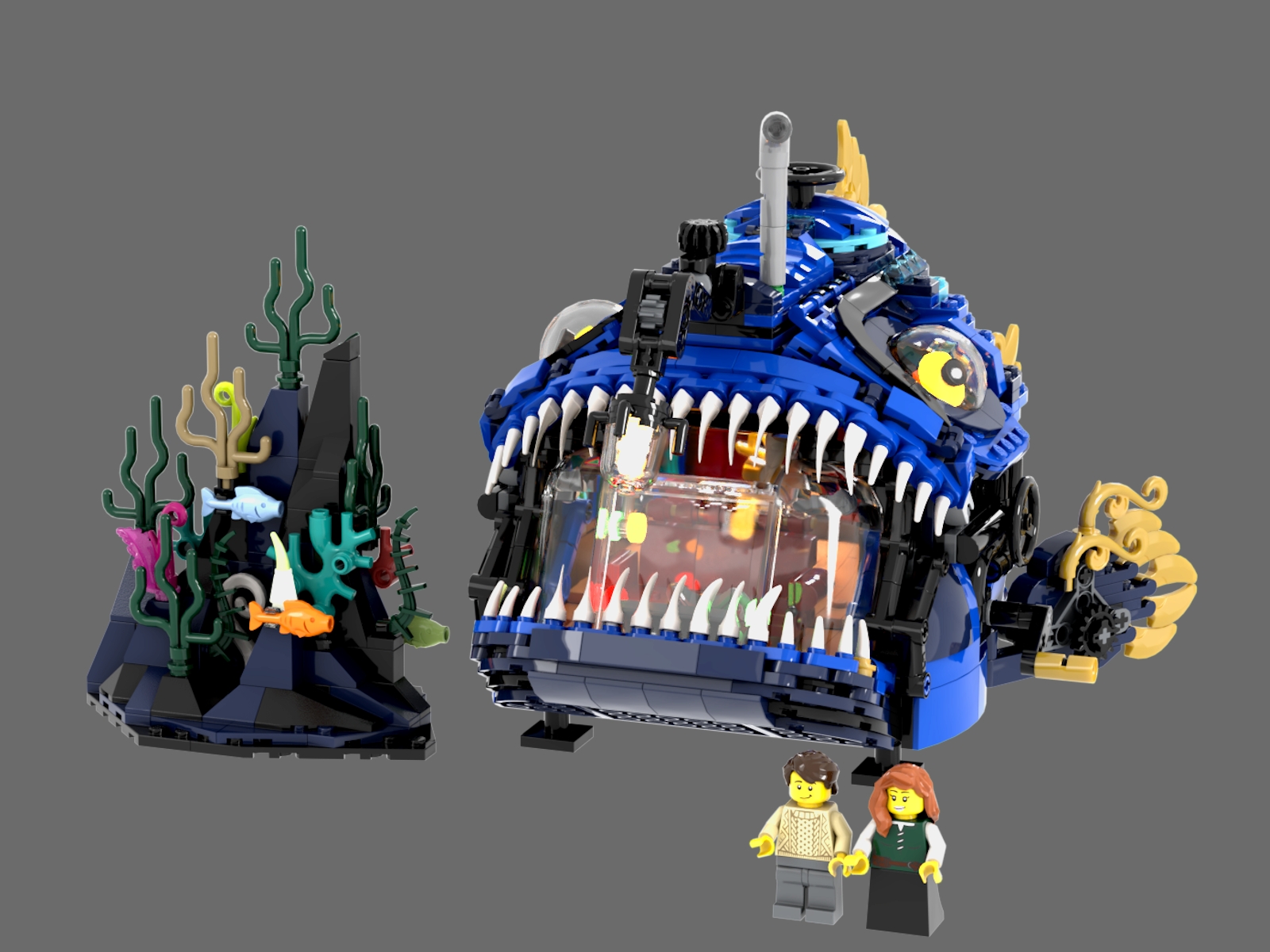 [LUCERNA ABYSSUS - THE DEEP SEA EXPLORER] [BrickLink]