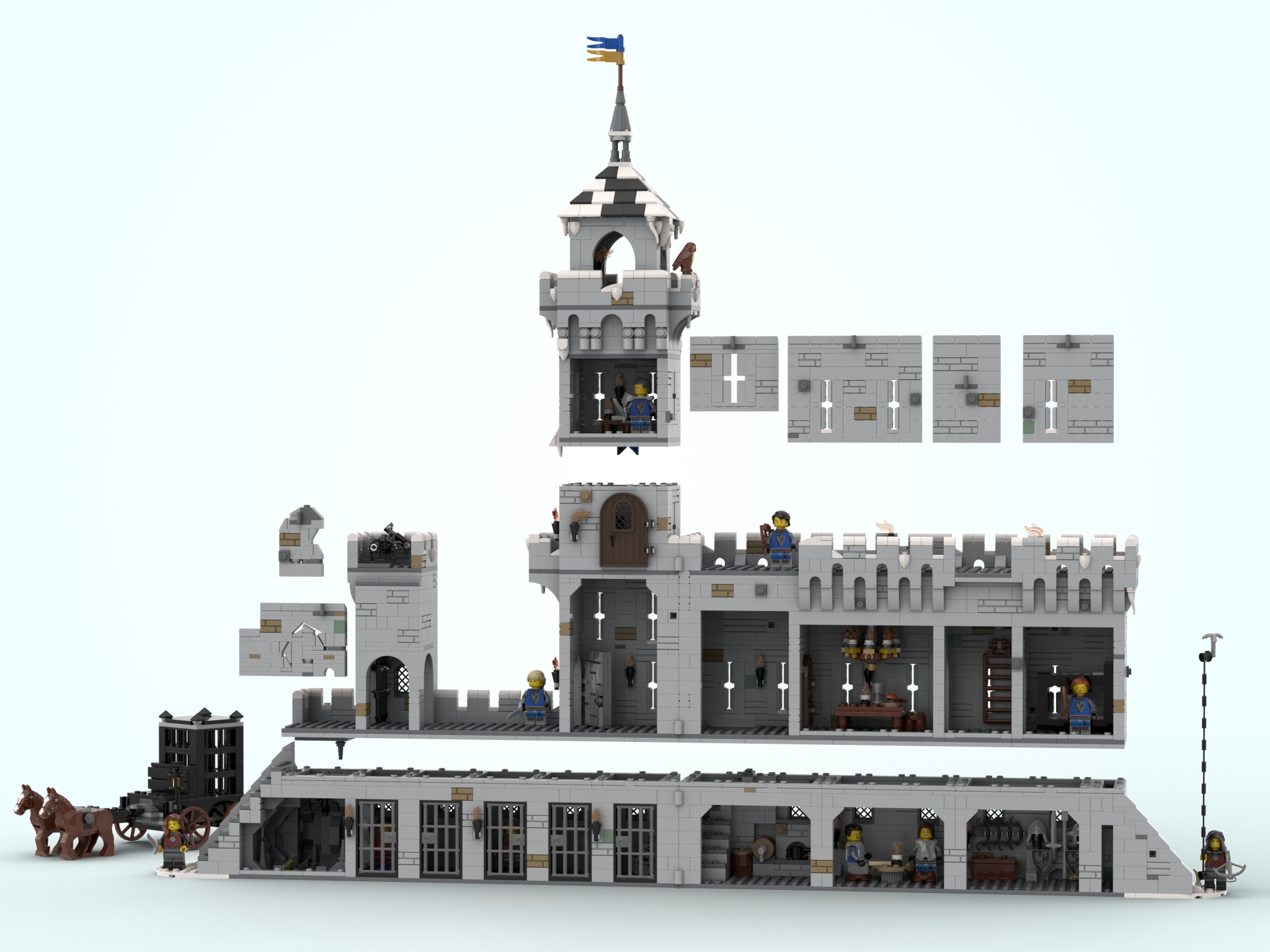 [Snowy Prison Stronghold] [BrickLink]