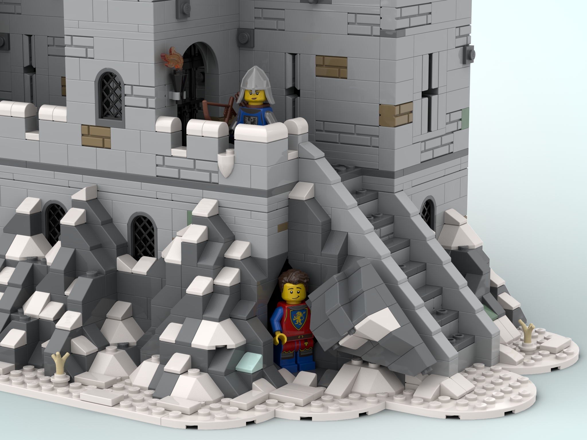 [Snowy Prison Stronghold] [BrickLink]