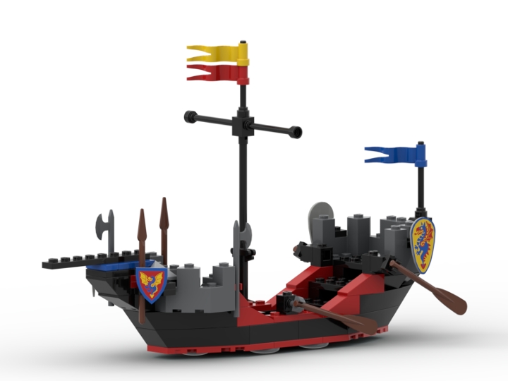 Black Knights Ship from BrickLink Studio [BrickLink]