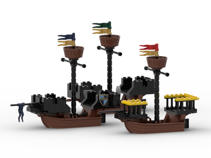 Medieval Fleet from BrickLink Studio [BrickLink]