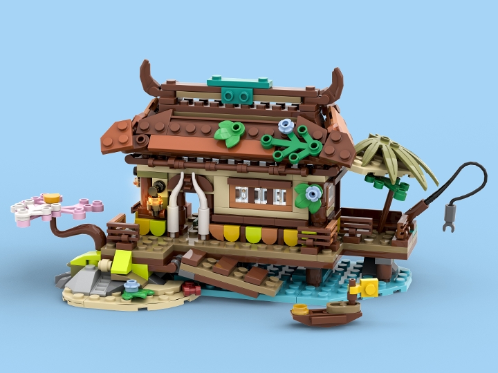 Mini The Ocean House from BrickLink Studio [BrickLink]