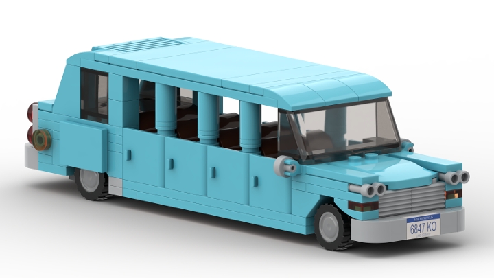 Medium Azure 1962 Checker Aerobus Limousine A12-E8 from BrickLink ...