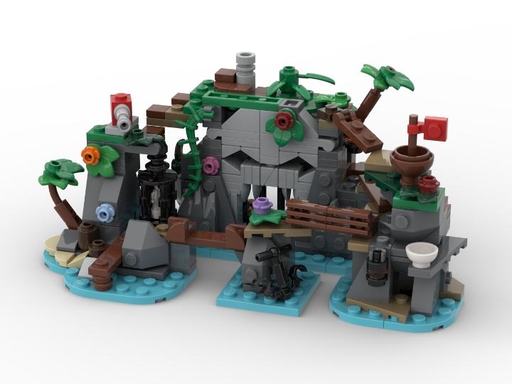 Ominous Isle Mini Build from BrickLink Studio [BrickLink]