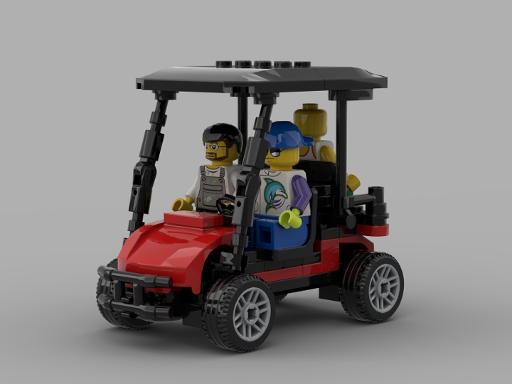 Golf Cart from BrickLink Studio [BrickLink]