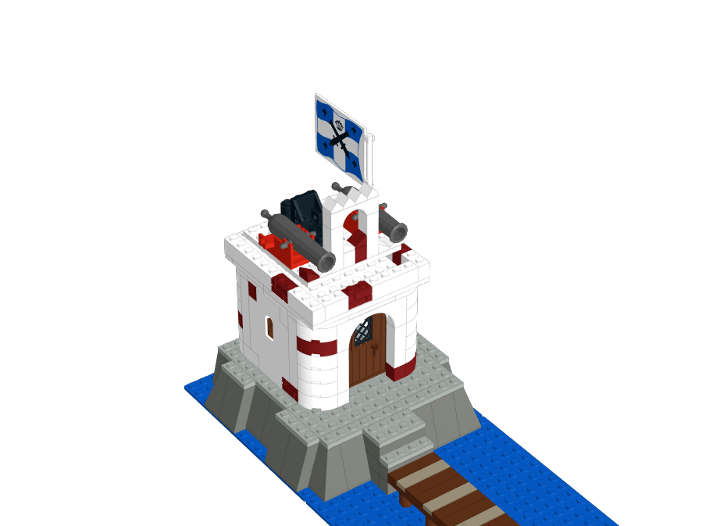 Imperial defense fort from BrickLink Studio [BrickLink]