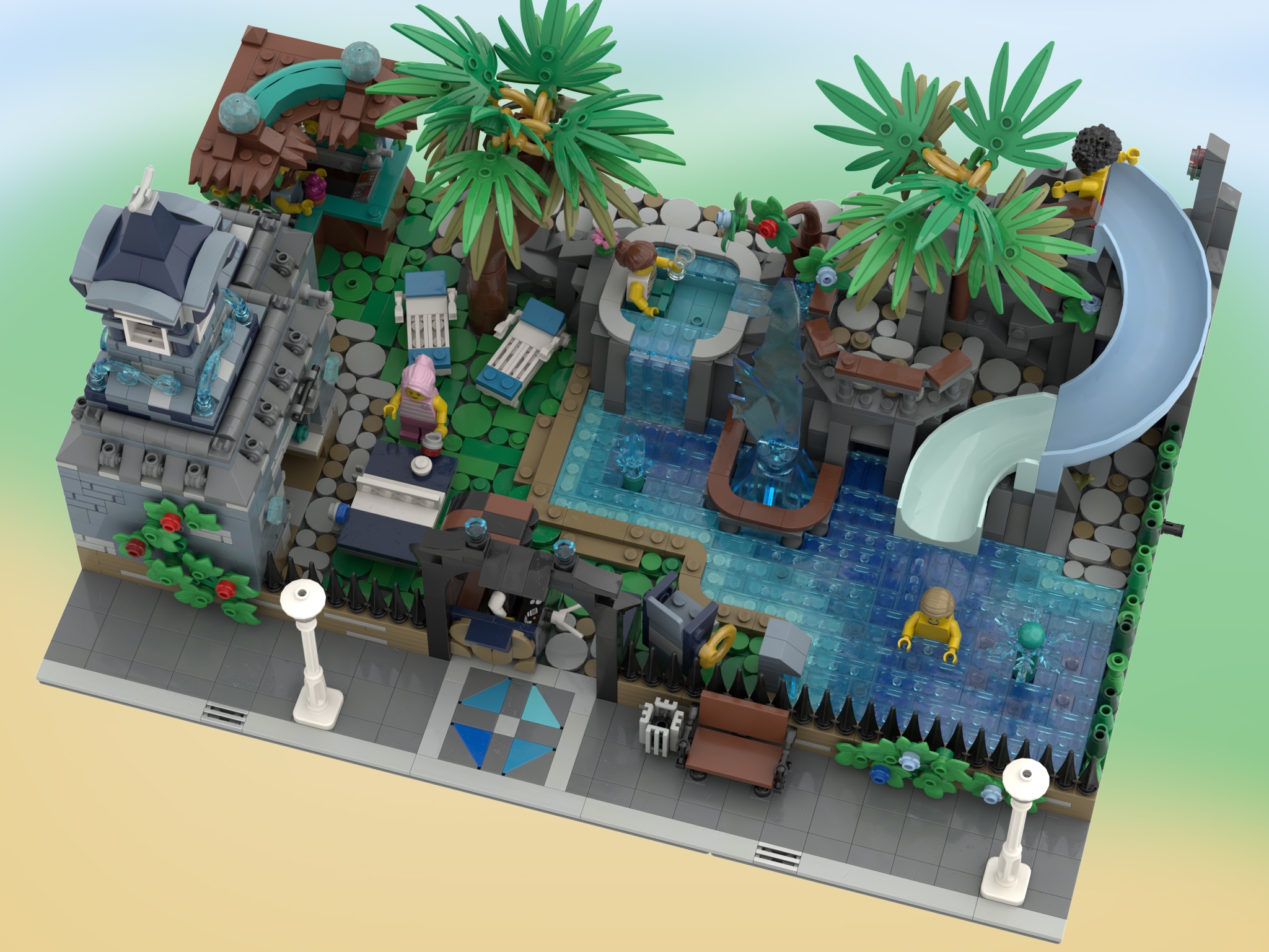 Lego Swimming Pool Olympic LEGO My Favorite Sport