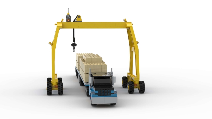 Gantry Crane from BrickLink Studio [BrickLink]