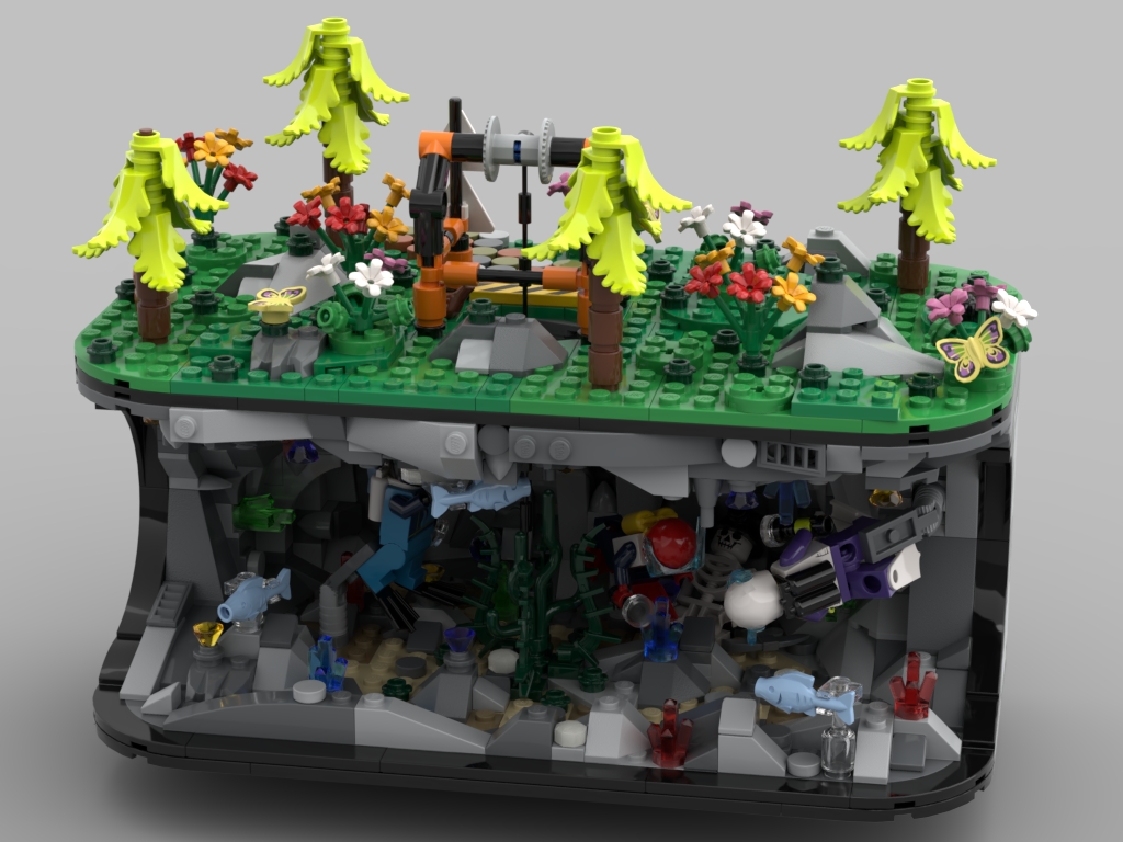 [Rainbow Grotto] [BrickLink]