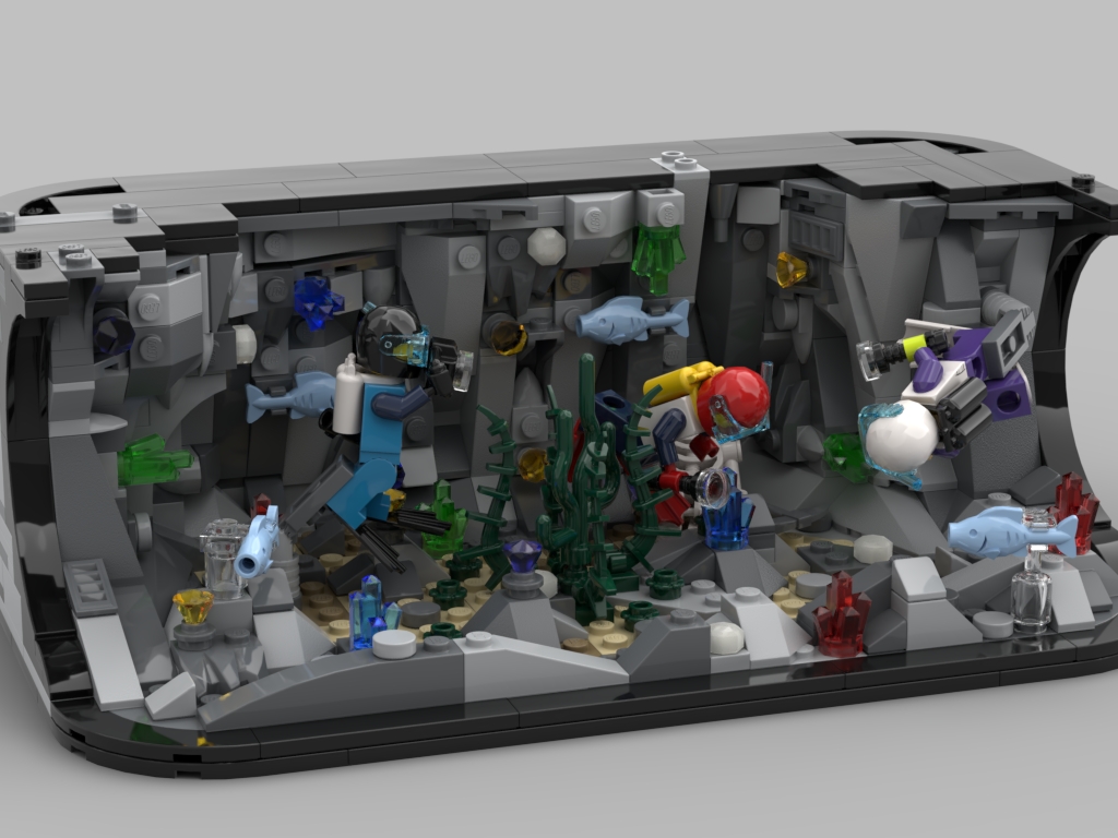 [Rainbow Grotto] [BrickLink]