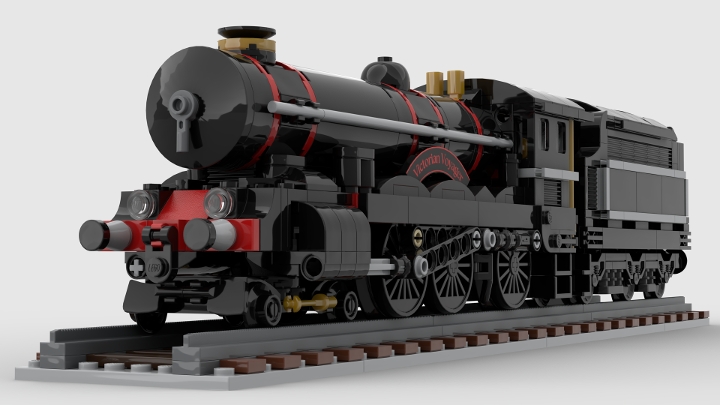 4-6-0 Victorian Voyager from BrickLink Studio [BrickLink]