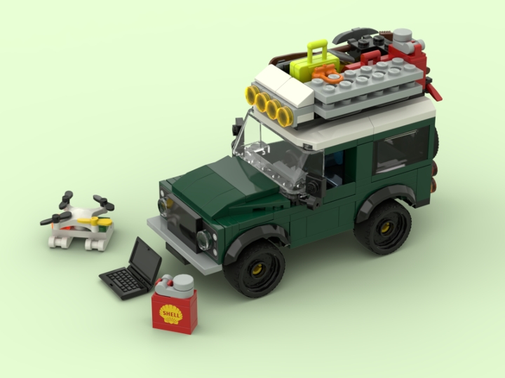 Land Rover Defender from BrickLink Studio [BrickLink]