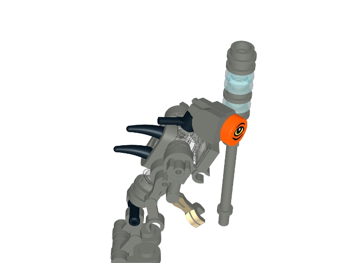 MOC scavenger cyborg from BrickLink Studio [BrickLink]