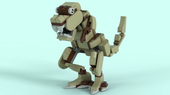 T-Rex Dinosaur Figure from BrickLink Studio [BrickLink]