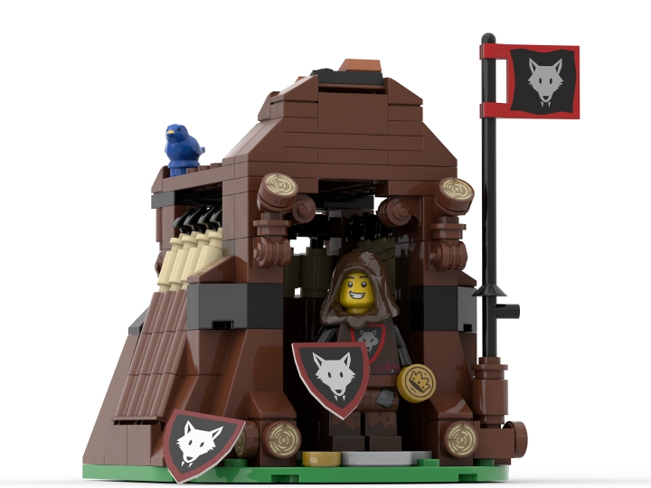 Wolfpack Hideout from BrickLink Studio [BrickLink]