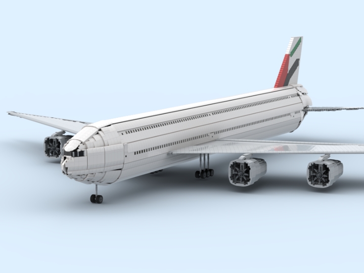 Emirates Airbus A380 from BrickLink Studio [BrickLink]