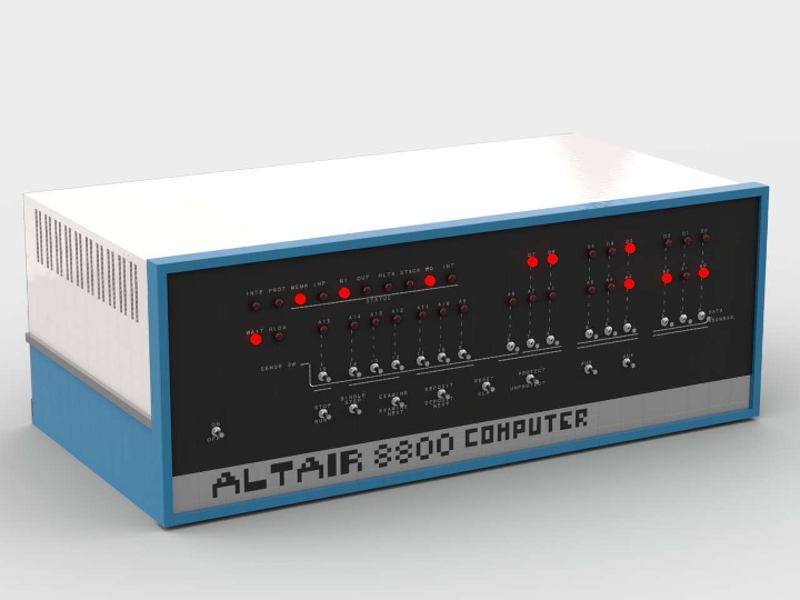Altair 8800 Computer from BrickLink Studio [BrickLink]