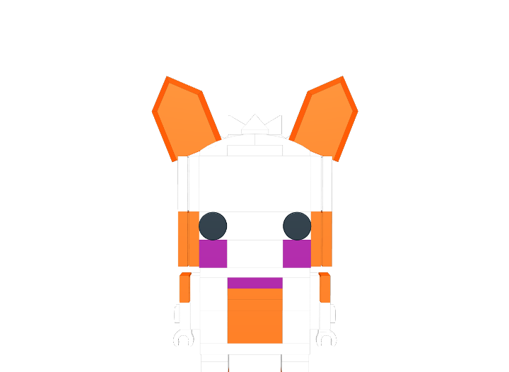 LEGO Brickheadz FNAF 5 Lolbit from BrickLink Studio [BrickLink]