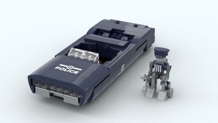 Space Police Hover Car from BrickLink Studio [BrickLink]