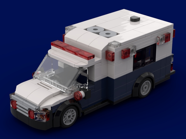 North American EMS Ambulance from BrickLink Studio [BrickLink]