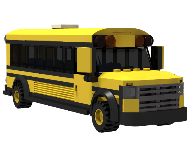 school bus from BrickLink Studio [BrickLink]