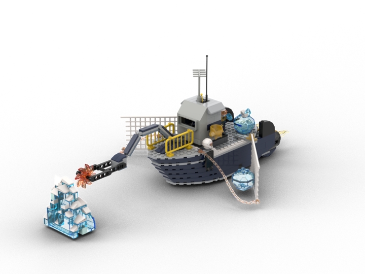 The Ice Harvester from BrickLink Studio [BrickLink]
