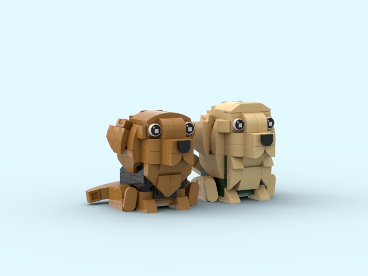 My Golden Retriever from BrickLink Studio [BrickLink]