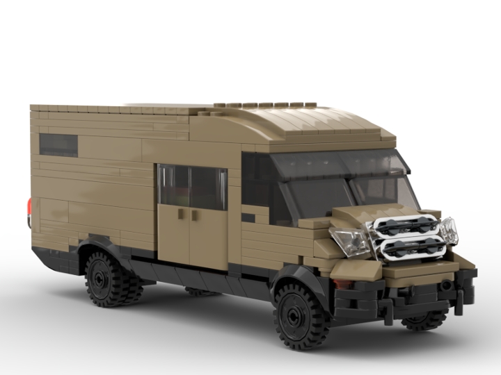 Ford transit sprinter van from BrickLink Studio [BrickLink]
