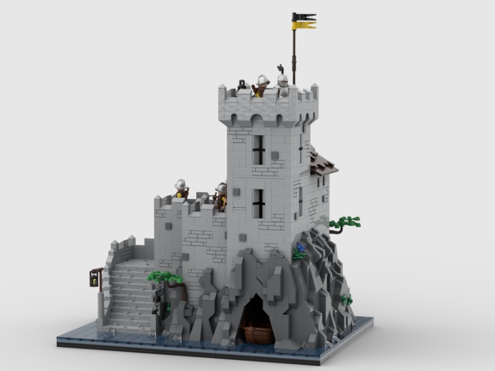 Castle of the halberd Knights from BrickLink Studio [BrickLink]
