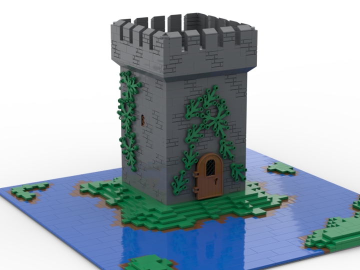 Medieval Tower 2.0 from BrickLink Studio [BrickLink]