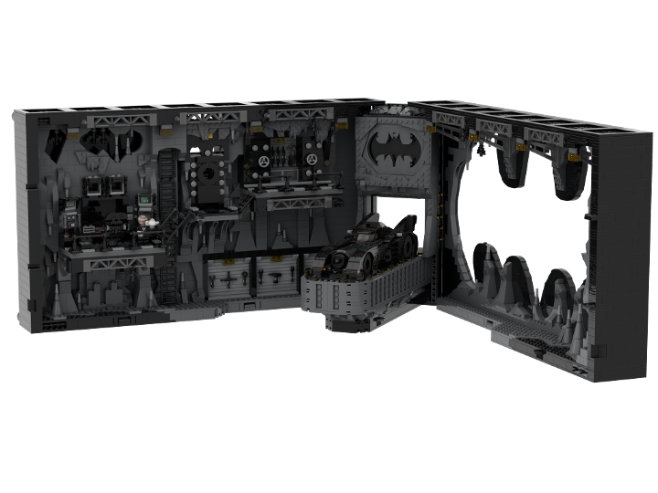 76252 Batcave Shadow Box from BrickLink Studio [BrickLink]