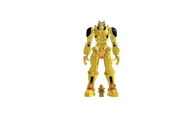 Golden Mech from BrickLink Studio [BrickLink]