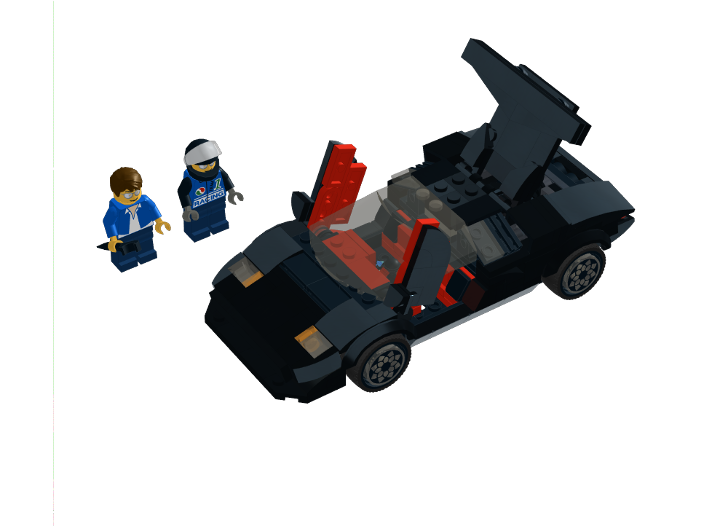 SCMods - LP400S - with_working_doors from BrickLink Studio [BrickLink]