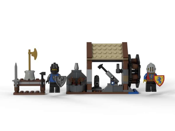 Knight Armory from BrickLink Studio [BrickLink]