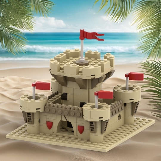 Sandcastle from BrickLink Studio [BrickLink]