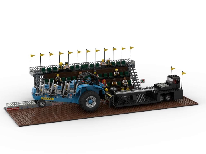 Tractor Pulling from BrickLink Studio [BrickLink]